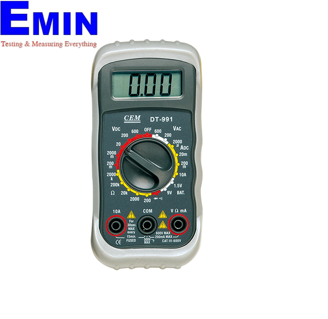 CEM DT-204 Mini Digital Multimeters (DC/AC-600V,10A) | EMIN.ASIA
