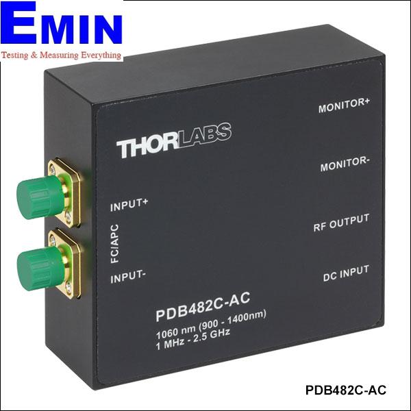 THORLABS PDB481C-AC Fiber-Coupled Balanced Amplified (1.0 GHz, InGaAs ...