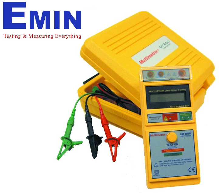 Multimetrix EIT 800 루프 임피던스 / 단락 전류 시험기 (0.003 ~ 2,000Ω) | EMIN.ASIA