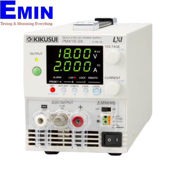 KIKUSUI PMX18-2A Compact DC Power Supply (18V/ 2A) | EMIN.ASIA