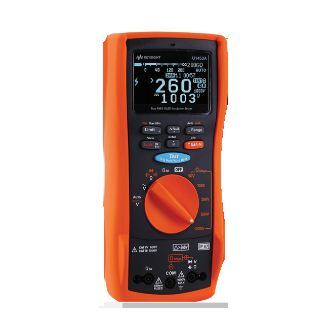 KEYSIGHT U1453A Insulation Resistance Tester (1000V, 260GΩ) | EMIN.ASIA
