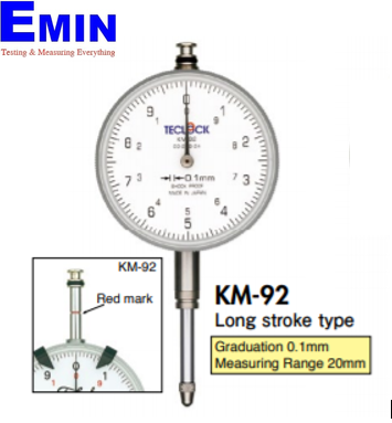 TECLOCK KM-92 Dial Indicator | EMIN.ASIA