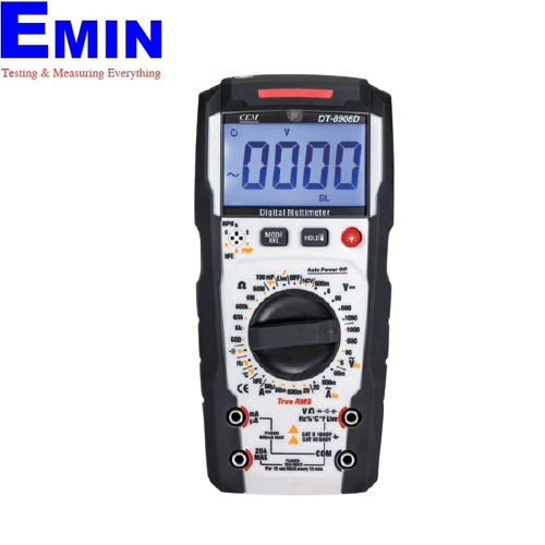 CEM DT-8908 True RMS Digital Multimeters (True RMS, 1000VDC, 20A, ± 0,5%±3) | EMIN.ASIA