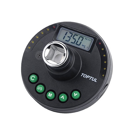 TOPTUL DTA-135A4 Digital Torque / Angle Adapter (1/2"Dr. 6.8-135Nm ...