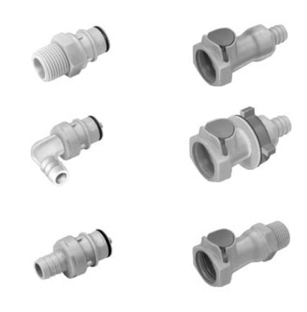 OMEGA FT-HFC168-12 Polypropylene Quick Couplings & High Flow Couplings ...